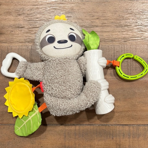 Fisher-Price | Toys | Fisher Price Slow Much Fun Stroller Sloth Sensory ...